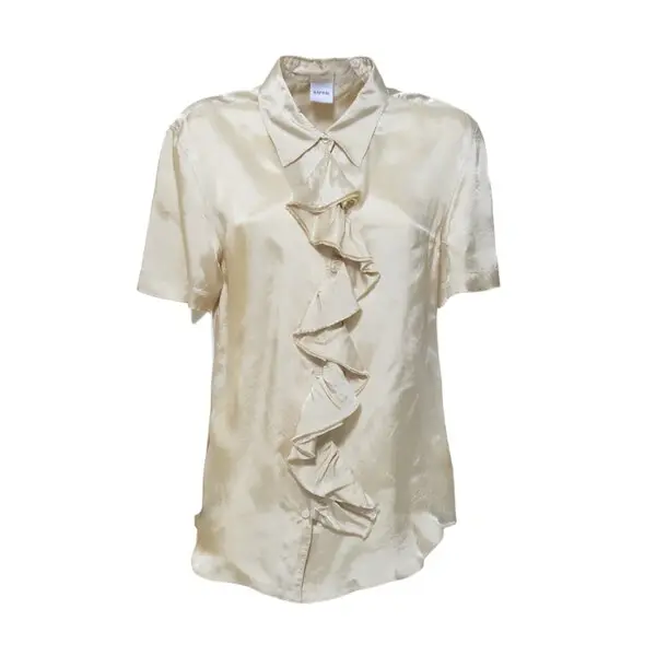 Aspesi Ruffled Shirt - Ecrù