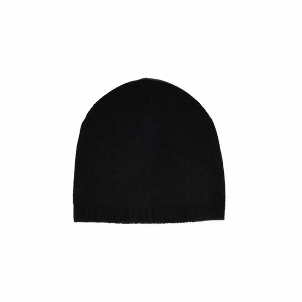 Dsquared2 Wool Blend Beanie With Icon Appliqu - Nero