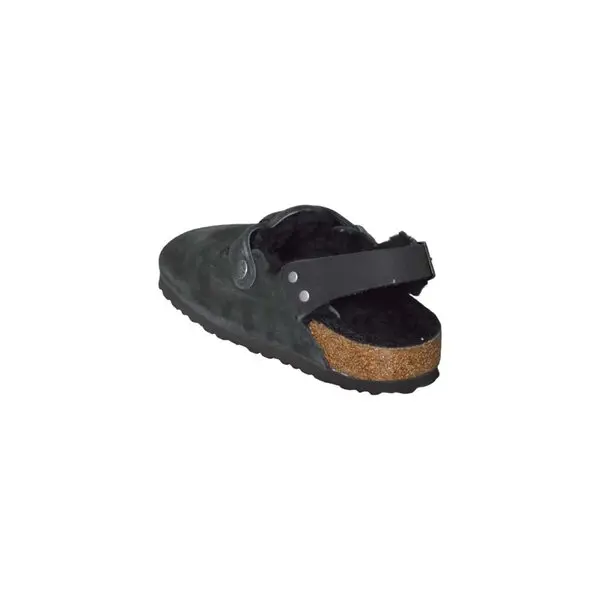 BIRKENSTOCK Suede Sandals With Buckle Detail - Nero