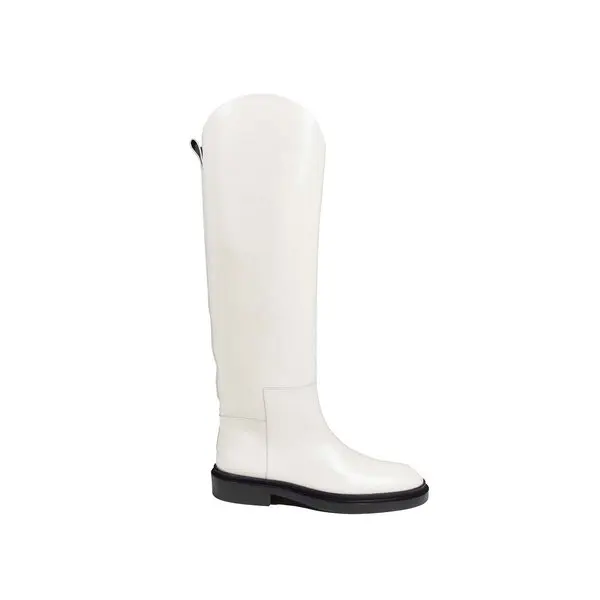 JIL SANDER Knee High Boots - Natural