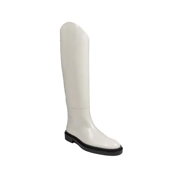 JIL SANDER Knee High Boots - Natural