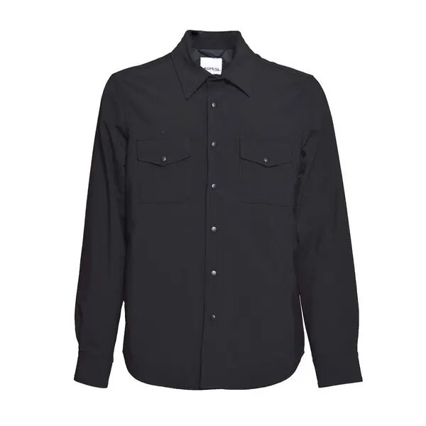 Aspesi Tailored Shirt Jacket - Nero