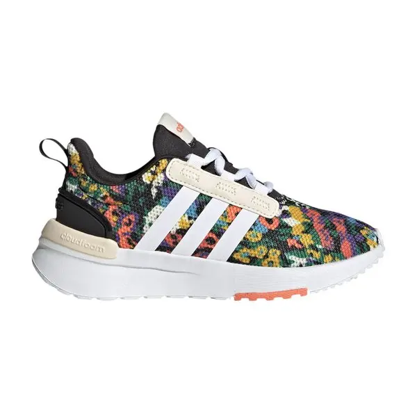 Adidas Racer Tr21 J Floral Sneakers - Black