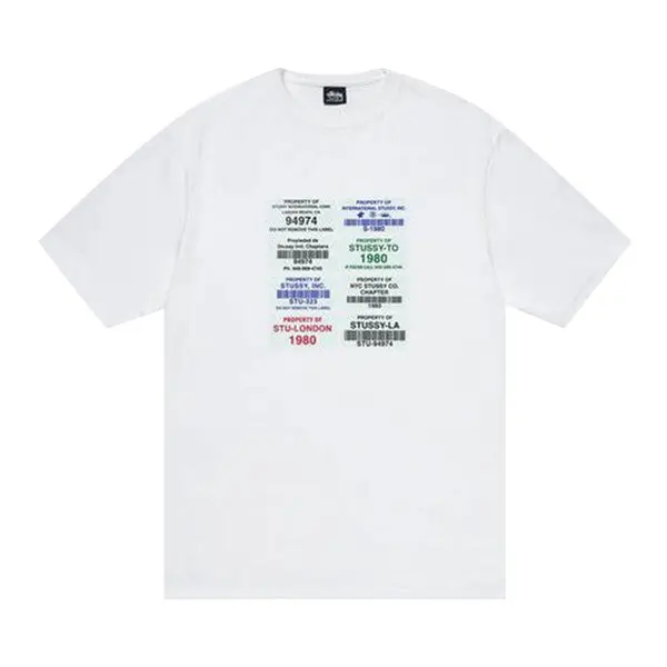 StÜssy Codes Tee - White
