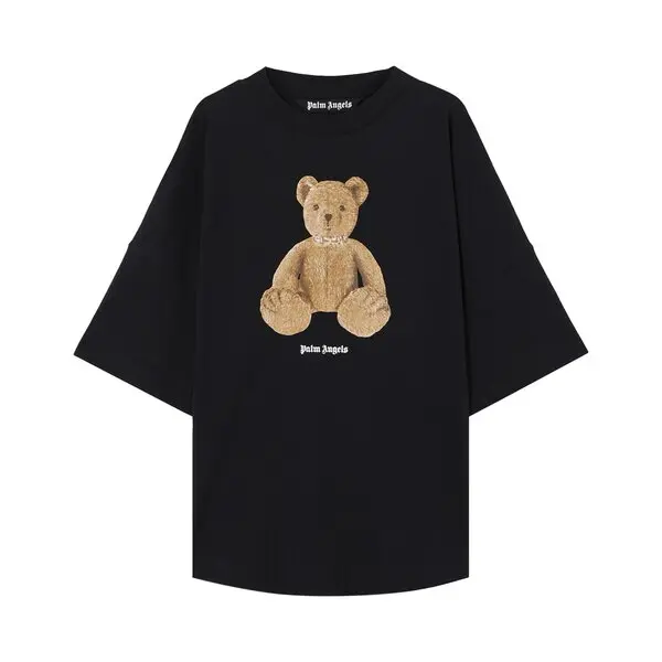 Palm Angels Bear Graphic T-shirt - Black