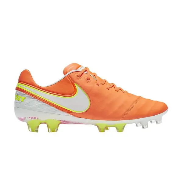 Nike Wmns Tiempo Legend 6 Fg 'tart' Athletic Cleats - Orange