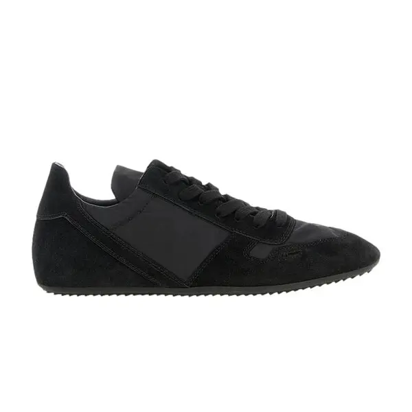 Rick Owens Minimal Low Top Sneaker - Black