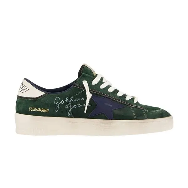 GOLDEN GOOSE Stardan Suede Sneakers - Green