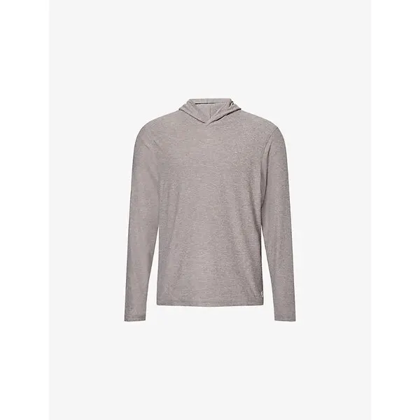 Vuori Strato Tech Stretch-woven Hoody - Heather Grey