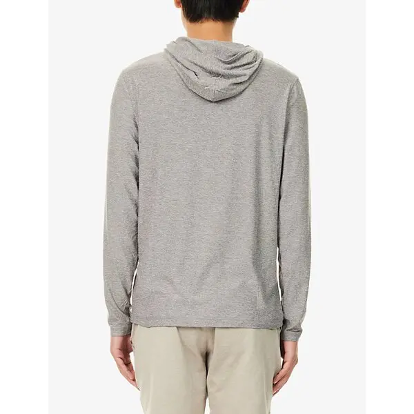 Vuori Strato Tech Stretch-woven Hoody - Heather Grey
