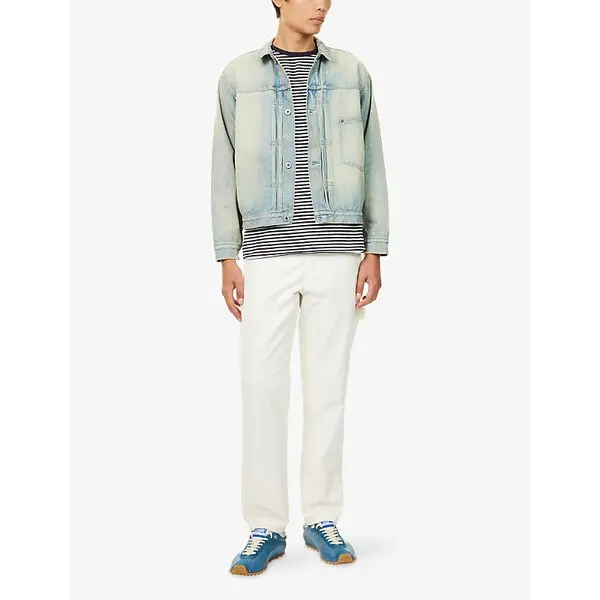 A.PRESSE 1st Type Regular-fit Denim Jacket - Bleach
