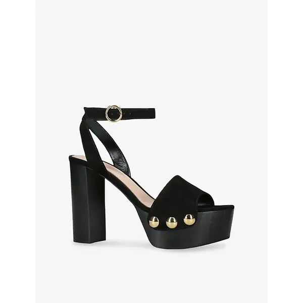GIANVITO ROSSI Ardea 70 Platform Suede Sandals