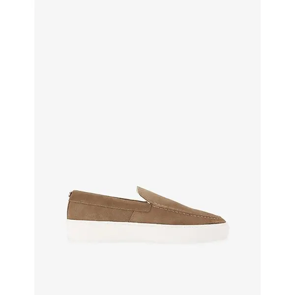 Steve Madden Leyton Suede Loafers - Beige