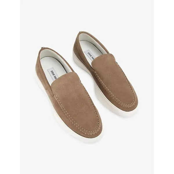 Steve Madden Leyton Suede Loafers - Beige