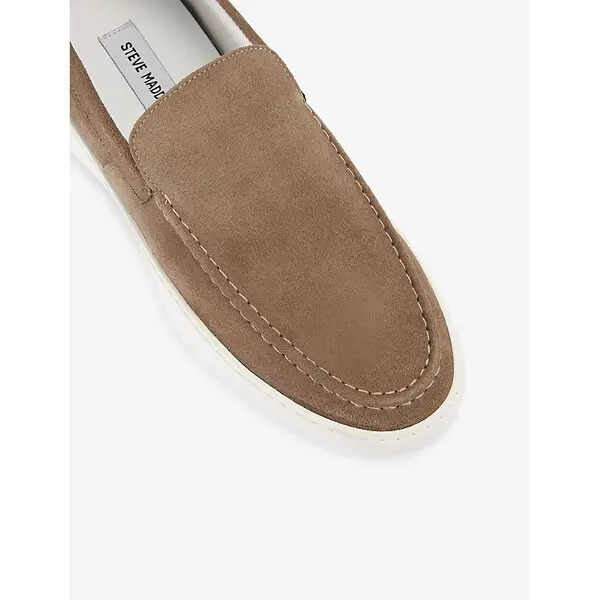 Steve Madden Leyton Suede Loafers - Beige
