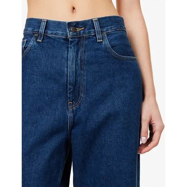 Carhartt Work In Progress Wide-leg Denim Jeans - Blue/washed