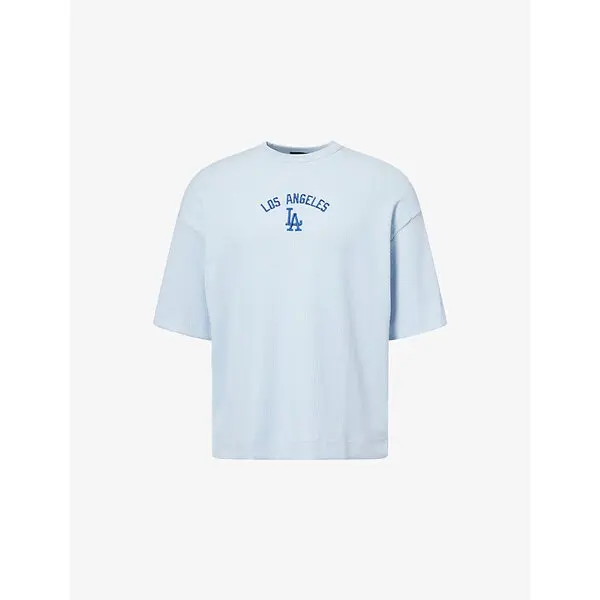New Era La Dodgers Mlb Waffle Cotton-blend T-shirt