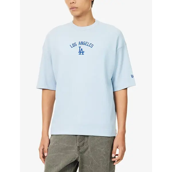 New Era La Dodgers Mlb Waffle Cotton-blend T-shirt