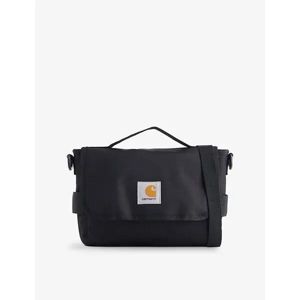 Carhartt Work In Progress Woven Logo Patch Shoulder Bag - Black