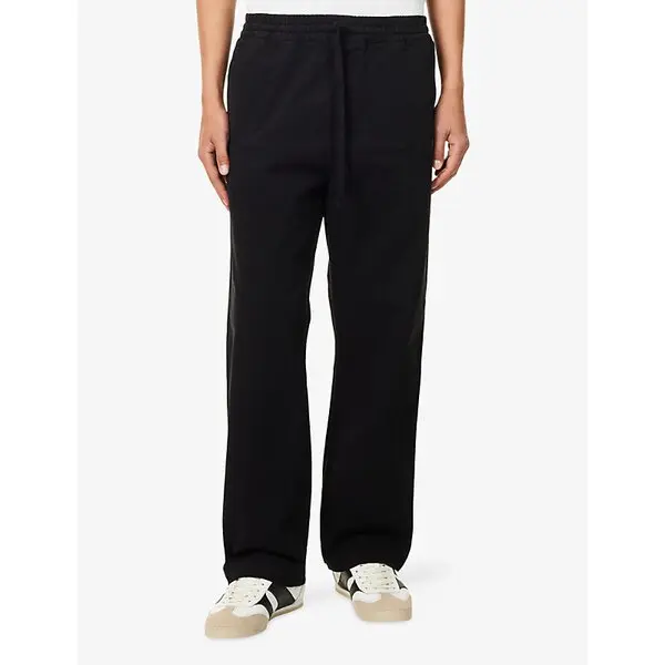 Carhartt Work In Progress Wide-leg Cotton Trousers - Black