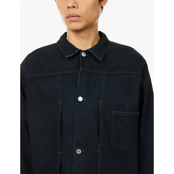 A.PRESSE Vintage Regular-fit Denim Jacket - Custom