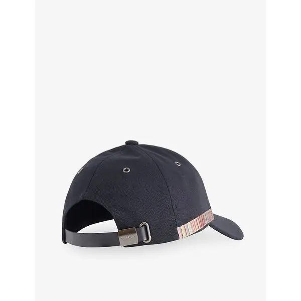 Paul Smith Signature Stripe Cotton Cap - Black