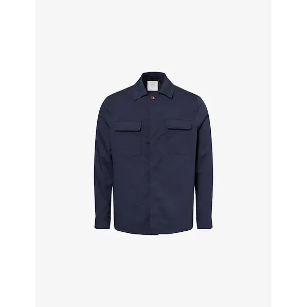 Eleventy Suede Shirt Jacket