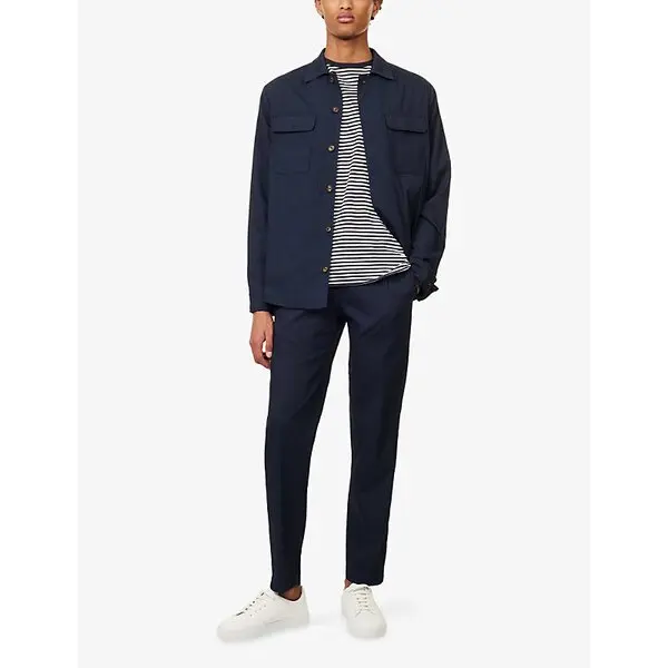Eleventy Suede Shirt Jacket