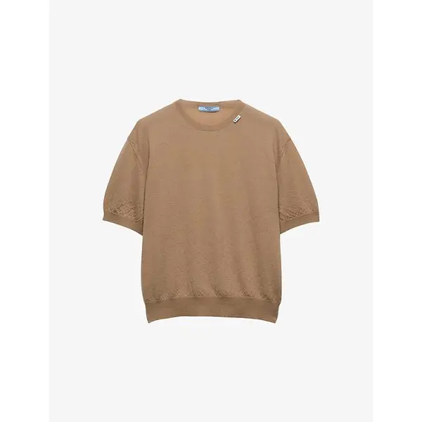 Prada Short-sleeved Cashmere Jumper