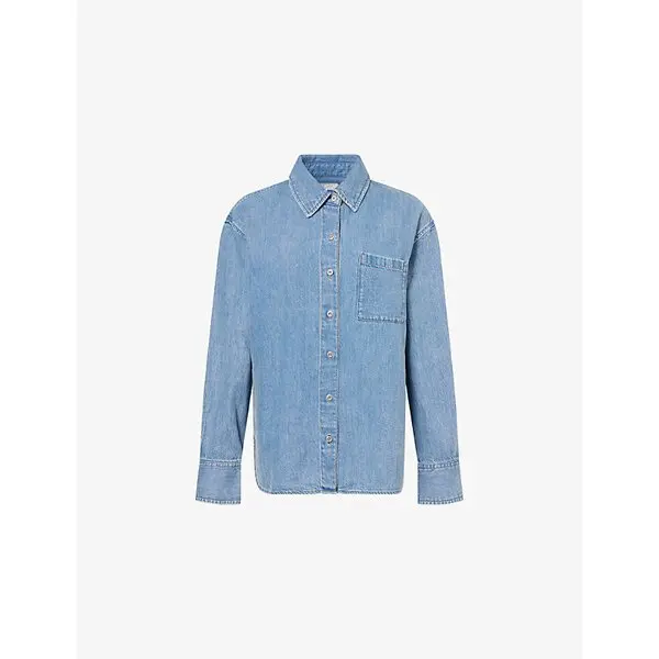 Rag & Bone Connie Patch-pocket Cotton-blend Shirt