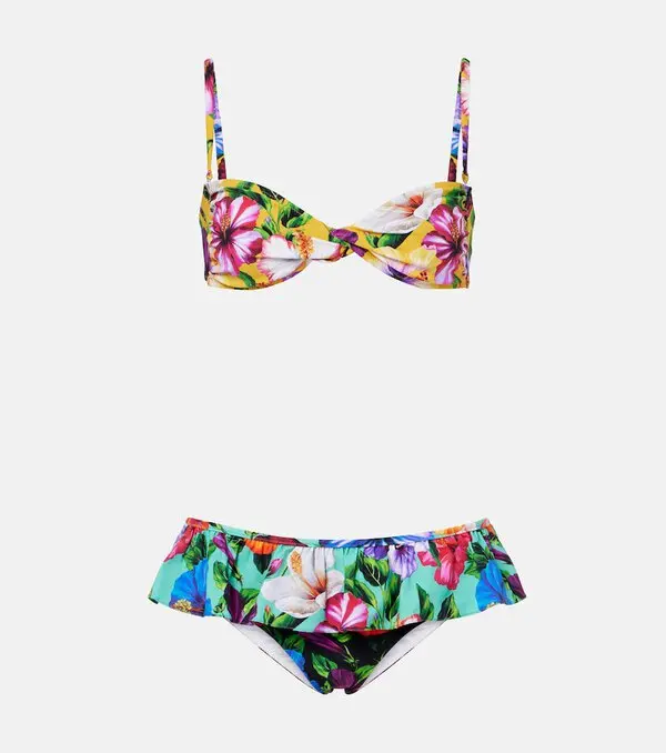 Dolce & Gabbana Floral Bikini Set - Multicoloured