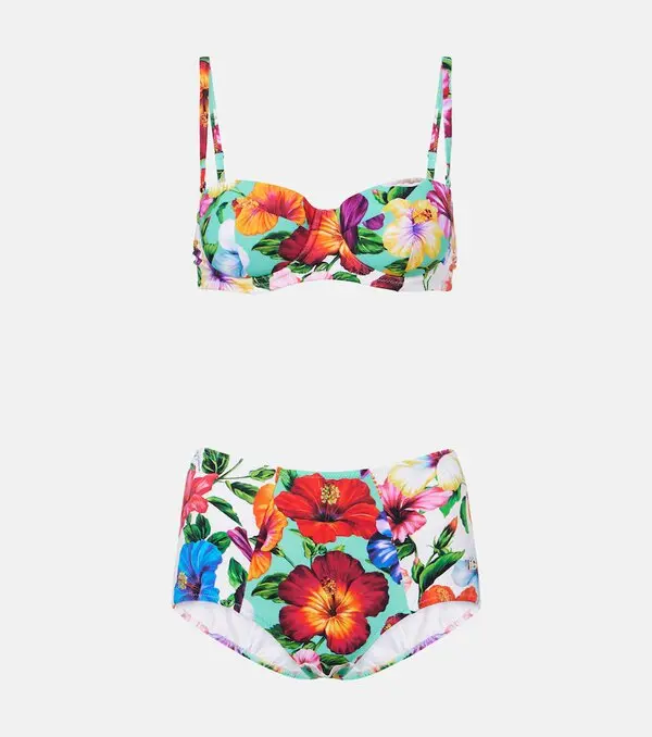 Dolce & Gabbana Floral Bikini - Multicoloured