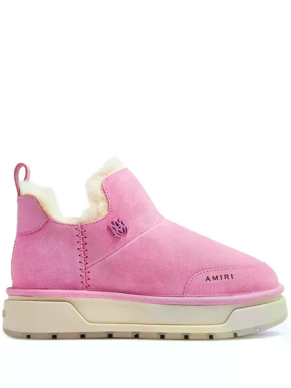 Amiri Malibu Logo-plaque Suede Boots