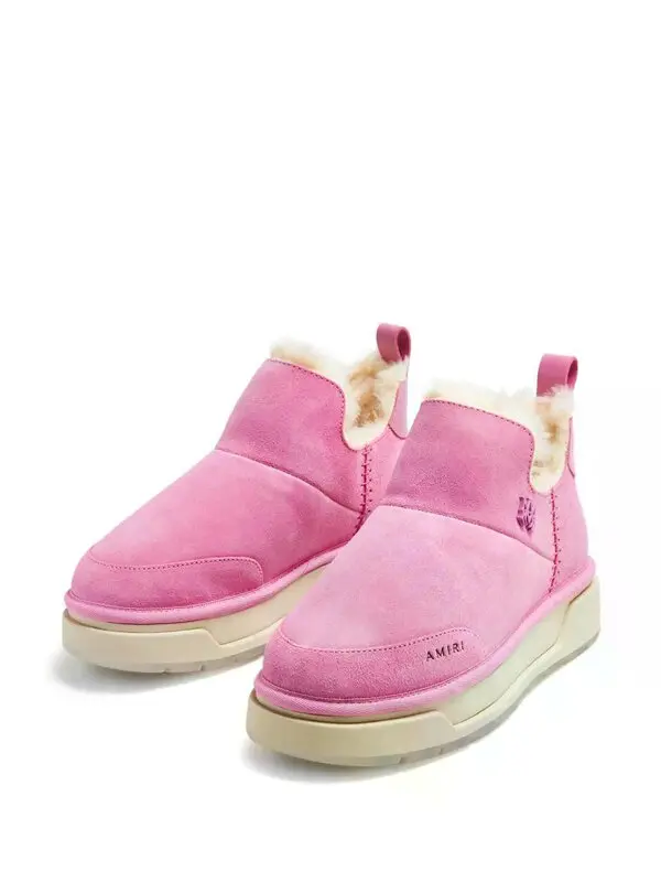 Amiri Malibu Logo-plaque Suede Boots