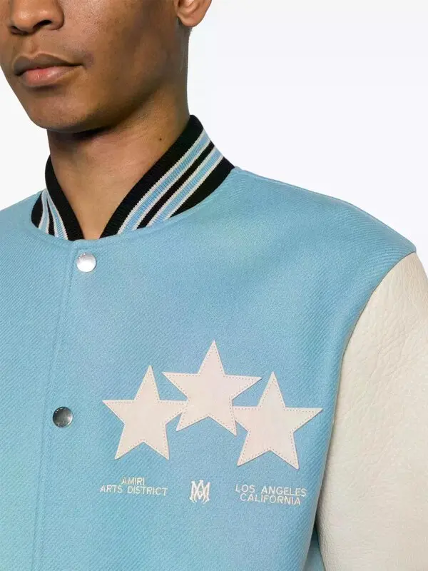 Amiri Star-patch Bomber Jacket