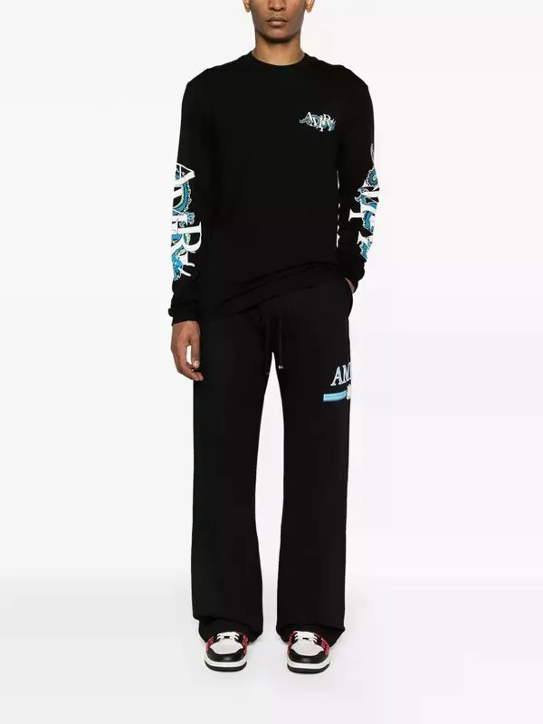 Amiri Dragon-print Cotton T-shirt