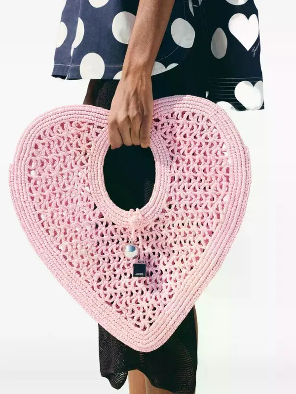 Jacquemus Heart Shape Tote Bag - Pink
