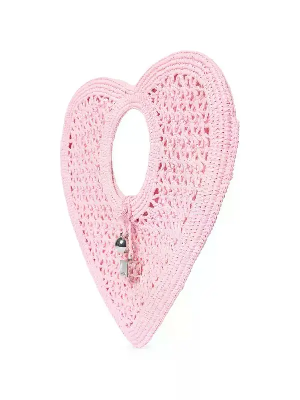 Jacquemus Heart Shape Tote Bag - Pink