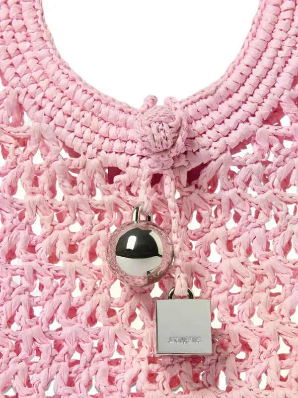 Jacquemus Heart Shape Tote Bag - Pink