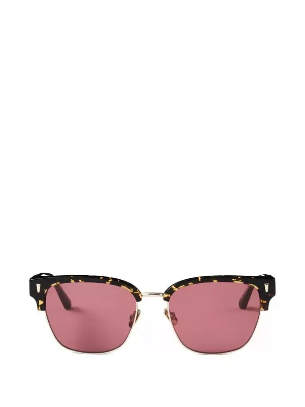 Sandro Tortoiseshell-effect Sunglasses - Black