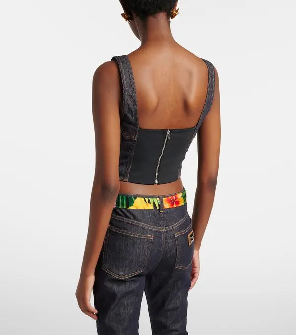 Dolce & Gabbana Denim Bustier