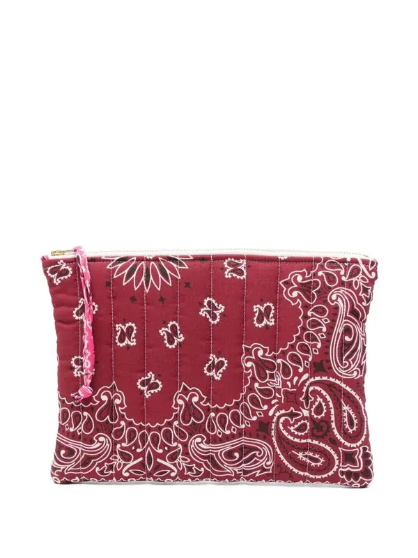 CALL IT BY YOUR NAME Cotton Zipped Pouch - Pink
