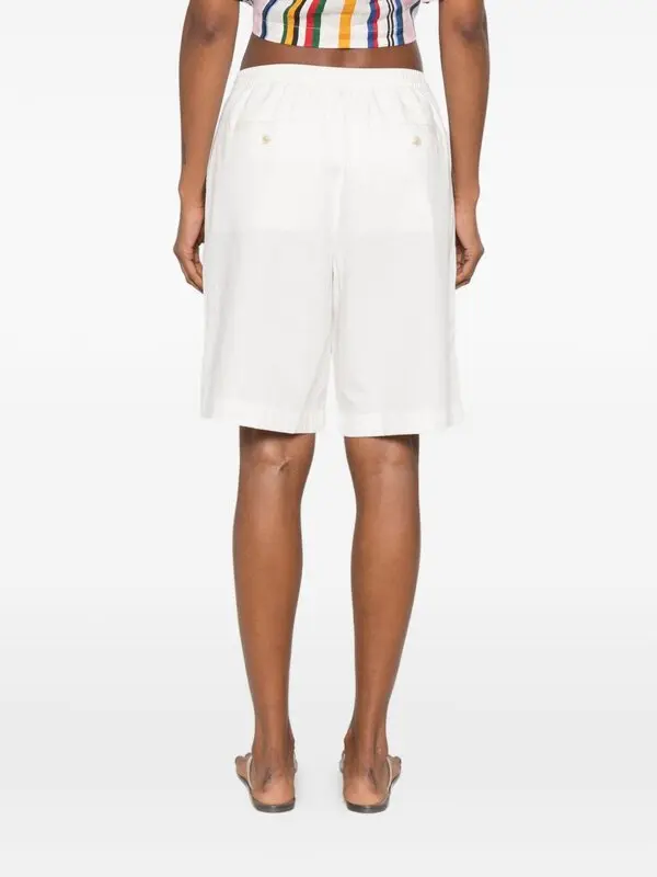 DUNST Cotton Blend Lounge Shorts - White