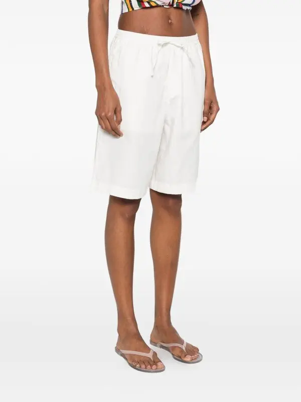 DUNST Cotton Blend Lounge Shorts - White