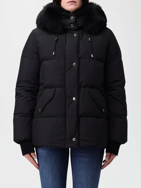 MOORER Attica-stp Short Down Jacket With Fur-trimmed Hood