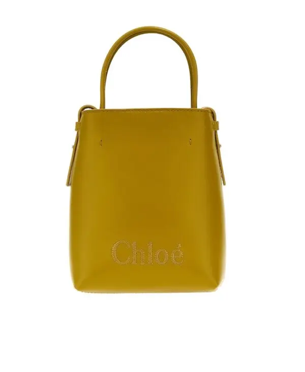 Chloé Micro Sense Tote Bag - Brown