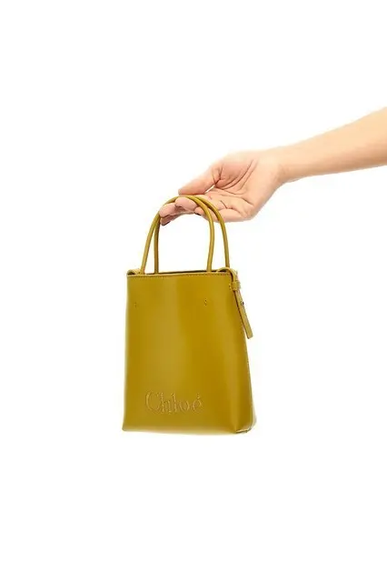 Chloé Micro Sense Tote Bag - Brown