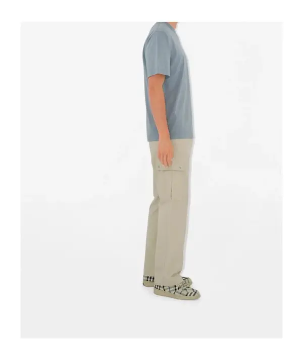 Burberry B-shield Embroidered Crewneck T-shirt - Gale