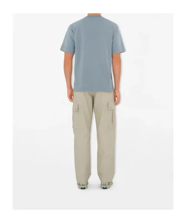 Burberry B-shield Embroidered Crewneck T-shirt - Gale