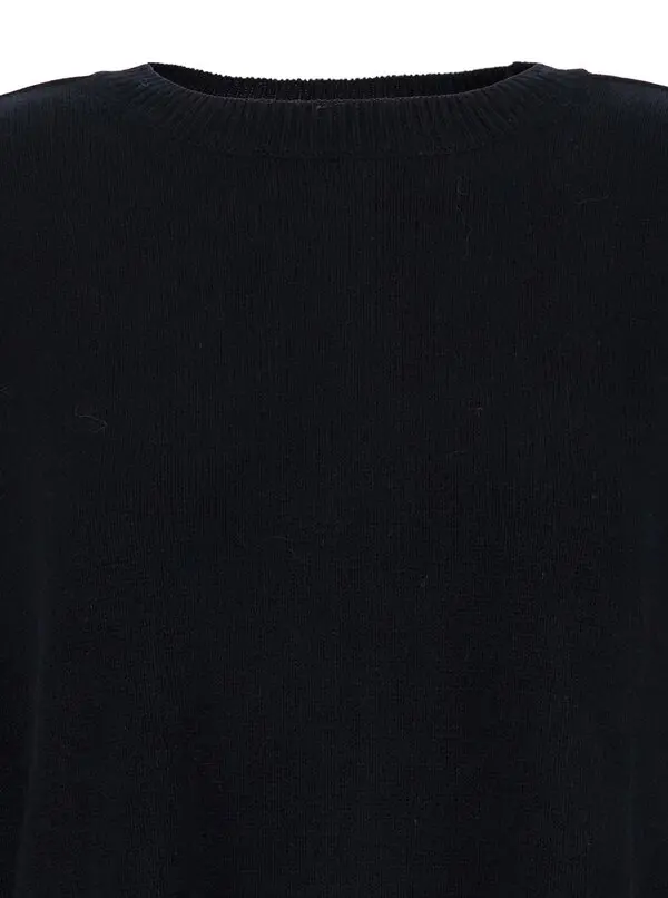 P.a.r.o.s.h Crew Neck Knitted Sweater - Black